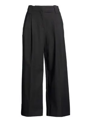 GANNI Wide-leg Trousers - Black