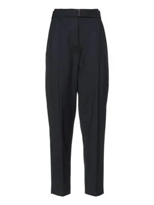 Brunello Cucinelli Tailored Wool Trousers - Black