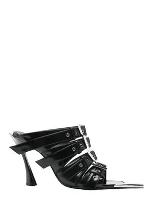 MUGLER Mugler 100mm Buckle Detailed Mules