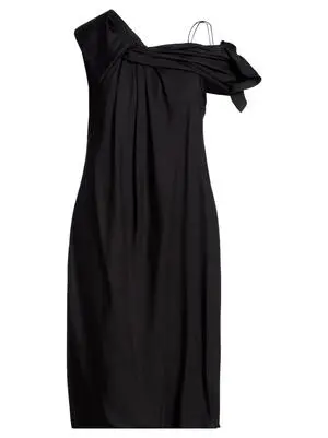 Sportmax Sleeveless Round Neck Stretch Dress - Black