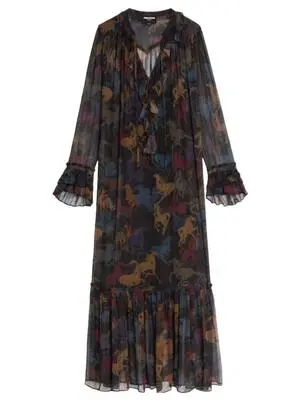ZADIG&VOLTAIRE Zadig & Voltaire Ralicel Printed Maxi Dress
