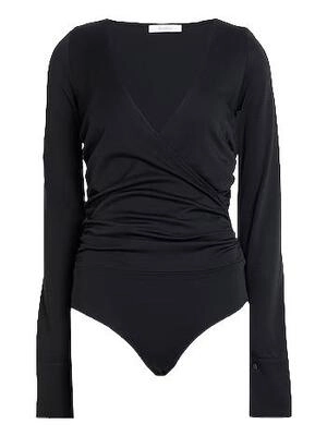 Max Mara Long Sleeve Bodysuit - Black