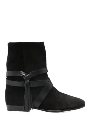 Isabel Marant Étoile Rejen Tassel Ankle Boots - Black