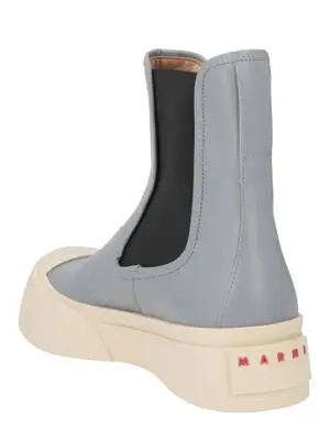 Marni Chelsea Boots With Flatform Sole - Gray