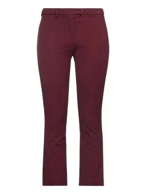 Max Mara High-waisted Bootcut Cropped Trousers - Red