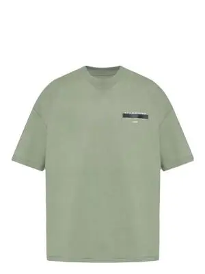 ALLSAINTS Redact Oversized T-shirt - Gray