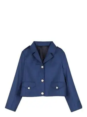 Zadig&Voltaire Button-fastening Cropped Jacket - Blue