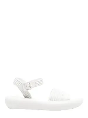 CHRISTIAN LOUBOUTIN Buckle-fastening Open-toe Sandals - White