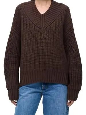 Staud Staud Otto V-Neck Sweater Black