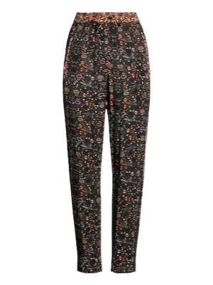 Isabel Marant Étoile Printed Chiffon Trousers - Black