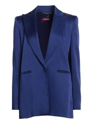 Max Mara Satin Blazer - Blue