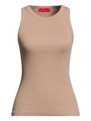 Max & Co. Max&co. Sleeveless Ribbed Jersey Tank Top - Nude