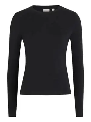 Varley Edna Long-sleeve Fitted T-shirt - Black