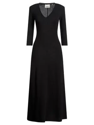 Isabel Marant Étoile Long Sleeve Knit Maxi Dress - Black