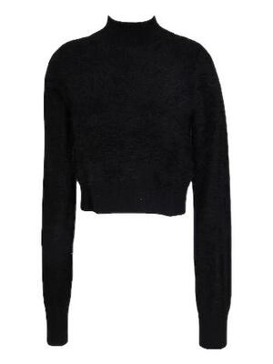 Sportmax Sportmax Cashmere Knit Turtleneck Top Black
