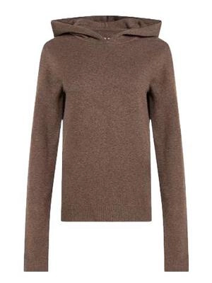 Rick Owens Solid Color Knit Sweatshirt - Brown