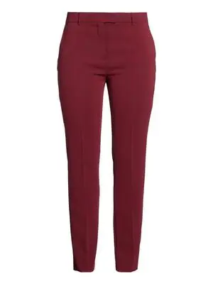 Max Mara Tapered Crepe Trousers - Red