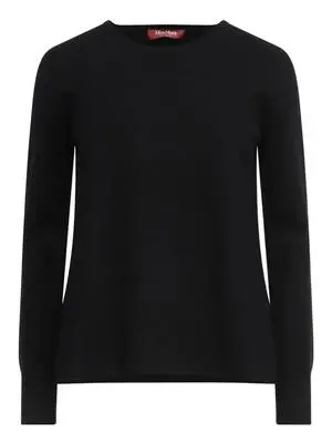 Max Mara Crew-neck Knit Top - Black