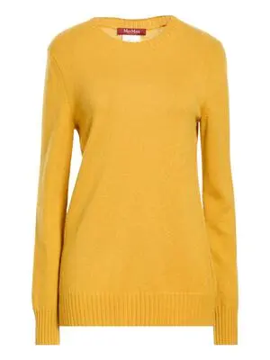 Max Mara Max Mara Crew Neck Knit Top Yellow