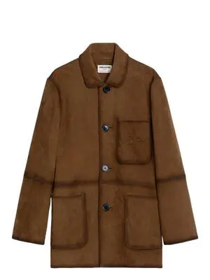 Zadig&Voltaire Venezia Suede Jacket - Brown