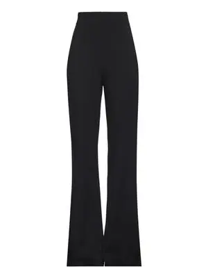 Sportmax Flared Jersey Trousers - Black