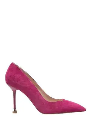 Liu Jo Pointed Toe Pumps With Gold-tone Heel Detail - Pink