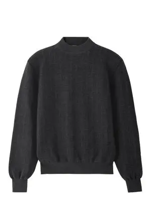 Jacquemus Gallone High-neck Sweater - Dark Grey