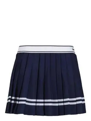 SPORTY  RICH Sporty & Rich Pleated Striped Skirt - No
