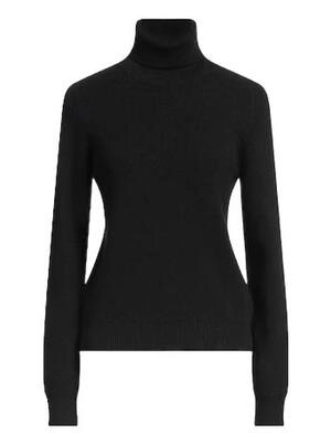 Saint Laurent Saint Laurent Solid Cashmere Knitwear Black