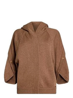 Max Mara Three-quarter Sleeve Knit Sweater - Brown