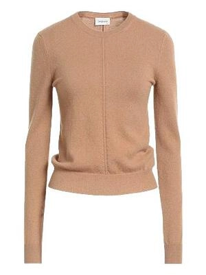 SAINT LAURENT Saint Laurent Solid Cashmere Crewneck Sweater