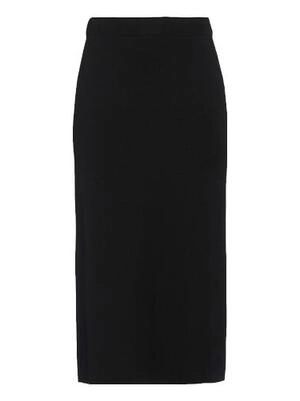 Max Mara Wool Knitted Skirt - Black