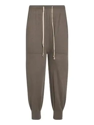 Rick Owens Cashmere Lightweight Knit Trousers - Gray