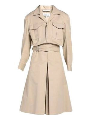 MAISON MARGIELA Solid-color Long-sleeved Shirt - Beige