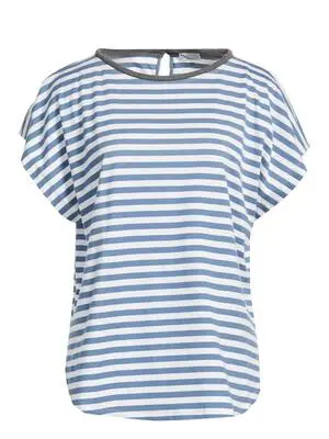 BRUNELLO CUCINELLI Brunello Cucinelli Striped Crewneck T-Shirt