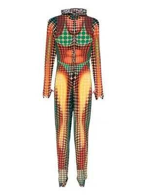JEAN PAUL GAULTIER Jean Paul Gaultier Zip Dotted All-in-One