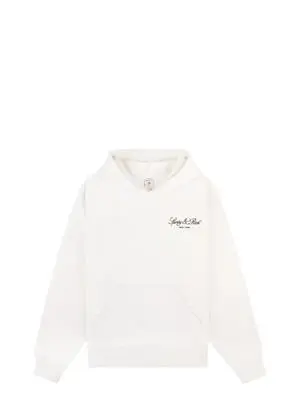 SPORTY  RICH Sporty & Rich Vendome Script Pouch Hoodie - No