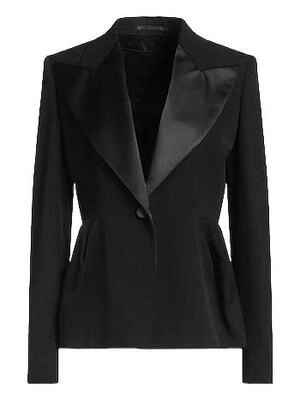 Max Mara Minimal Single-breasted Blazer - Black