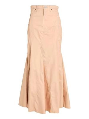 Burberry Flared Twill Skirt - Sand-colored
