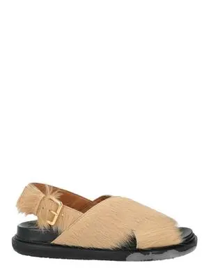 Marni Marni Slingback Sandals Camel