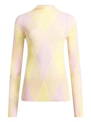 Burberry Burberry Multicolor Knitted Polo Neck Yellow