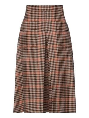 MAISON MARGIELA Plaid Divided Skirt - Khaki