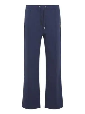 Casablanca Logo Patch Panelled Drawstring Pants - Blue