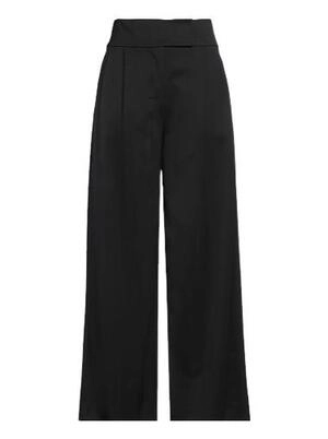 Max Mara Wide-leg Trousers In Cool Wool - Black