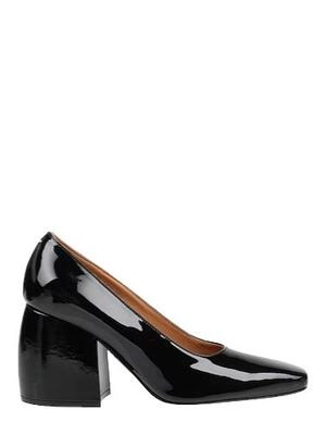 MAISON MARGIELA Patent Leather Block Heel Pumps - Black
