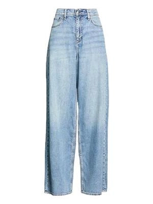 Rag & Bone Light Wash Wide-leg Jeans - Blue