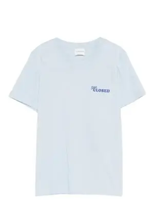 Closed Logo Print T-shirt - Blue