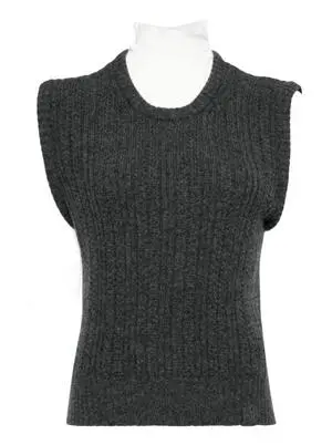VICTORIA BECKHAM Victoria Beckham Mock Neck Knitted Top