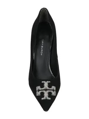 Tory Burch Pointed-toe Embellished High Heels - Black