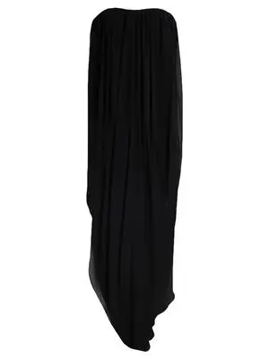 Burberry Sleeveless Deep Neckline Maxi Dress - Black